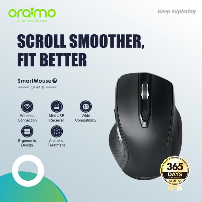 Jual Oraimo Smartmouse Wireless Mouse Laptop Komputer - OF-M10 - Kota ...