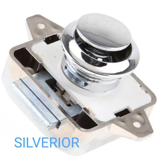Jual kunci tekan jendela pintu laci lemari pencet tombol knop push lock ...
