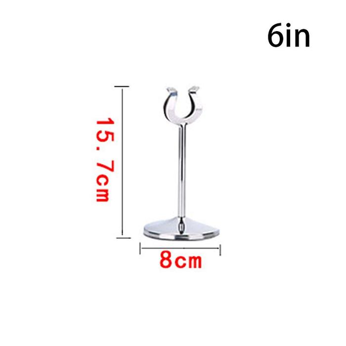 Jual Table Number Menu Stand Card Holder Tiang Nomor Meja Holder Foto ...