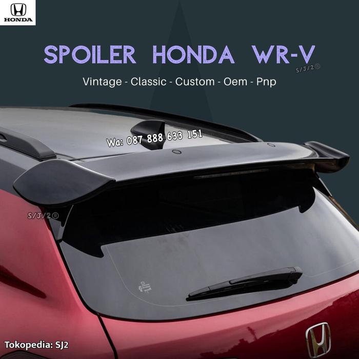 Jual Spoiler custom premium khusus honda wrv wr-v 2023 pnp - Jakarta ...