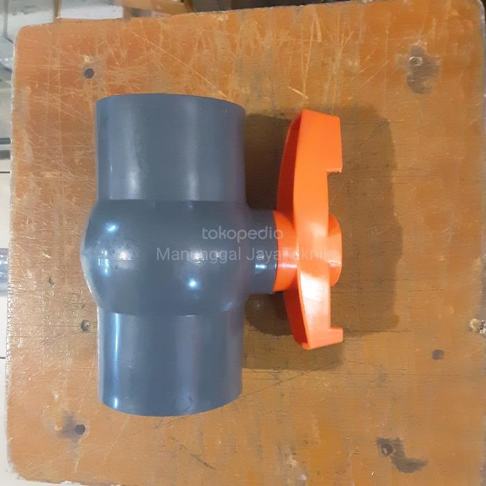 Jual ball valve compact socket 2" inch / stop kran pvc - Jakarta Barat ...