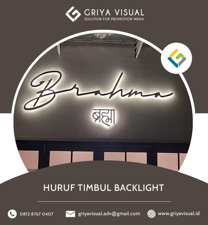 Jual HURUF TIMBUL LED AKRILIK ( BRAHMA ) - Jakarta Selatan - Griya ...