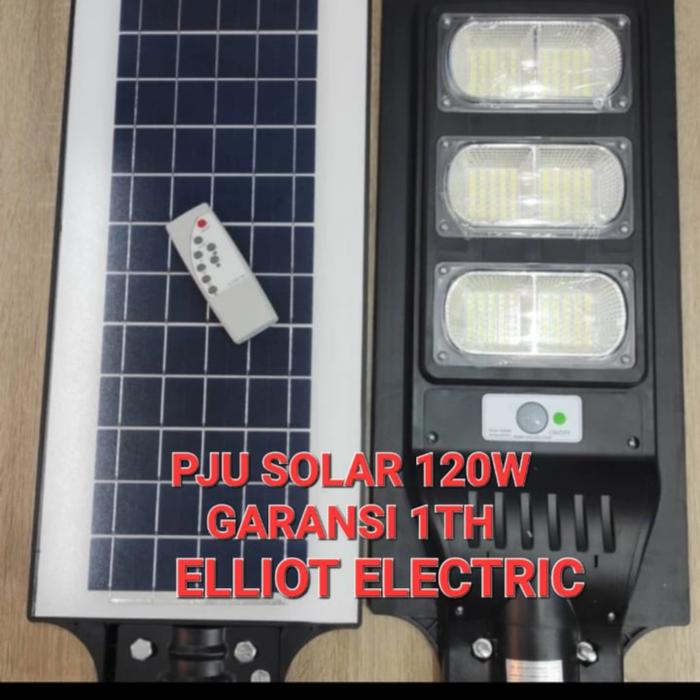 Jual Lampu jalan 120w solar Cell PJU Surya LED 120 watt solar - Jakarta ...