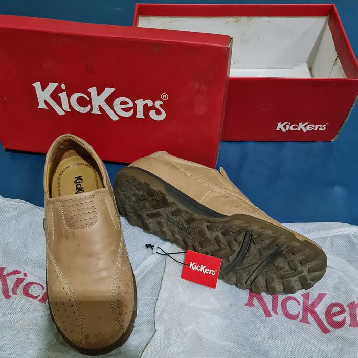 Jual sepatu kickers pria original kulit bekas preloved seken rare ...