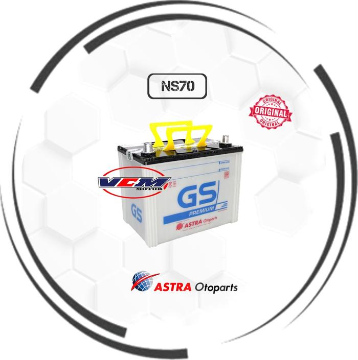 Jual Accu NS70 65Ah GS Astra Premium Mobil Kijang Grand & Super / Truk ...