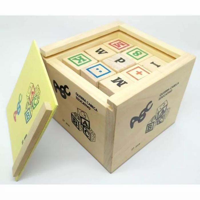 Jual Wooden Box Alphabet Kotak Balok Kayu Huruf Abc Mainan Edukasi Anak ...