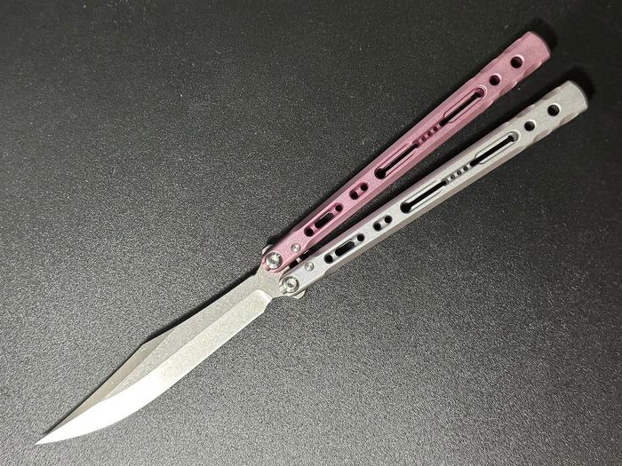 Jual Sirius V3 Silver Pink Balisong Butterfly Knife Original By LDY ...