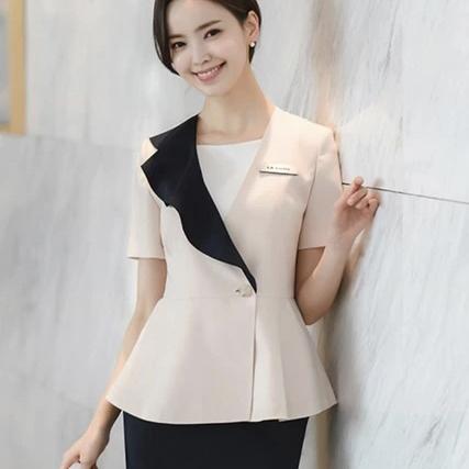 Jual Seragam spg staff kantor manager uniform custom free logo bahan ...