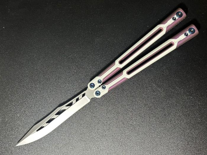 Jual Cygnus Red Balisong Butterfly Knife Original By LDY - Kota ...