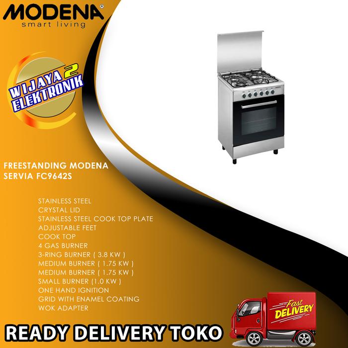 Jual KOMPOR GAS FREESTANDING MODENA 60CM FC9642S - Kota Tangerang ...