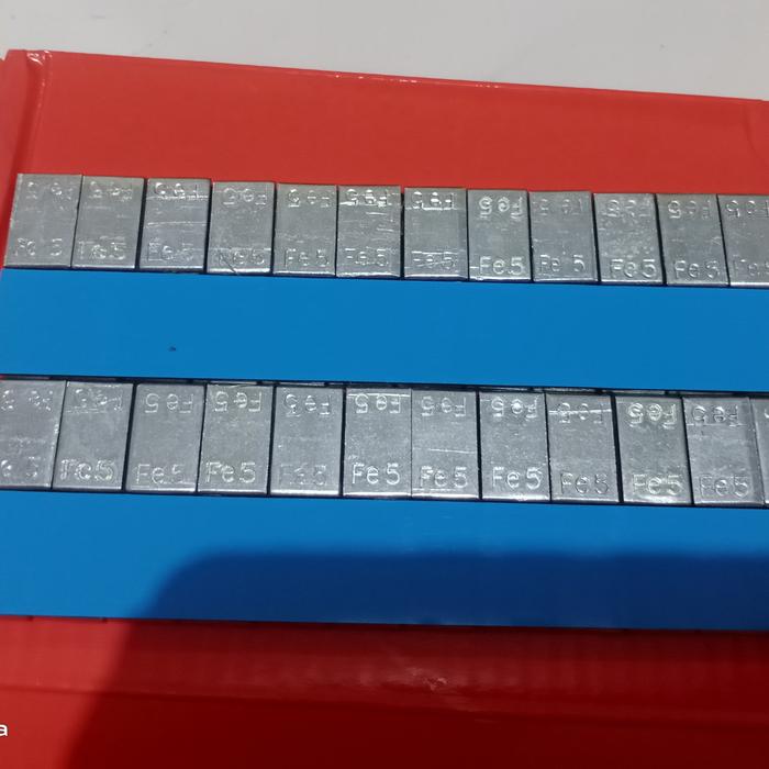 Jual TIMAH (BESI) TEMPEL BALANCING IMPORT 3KG FE 1BOX WHEEL BALANCER ...