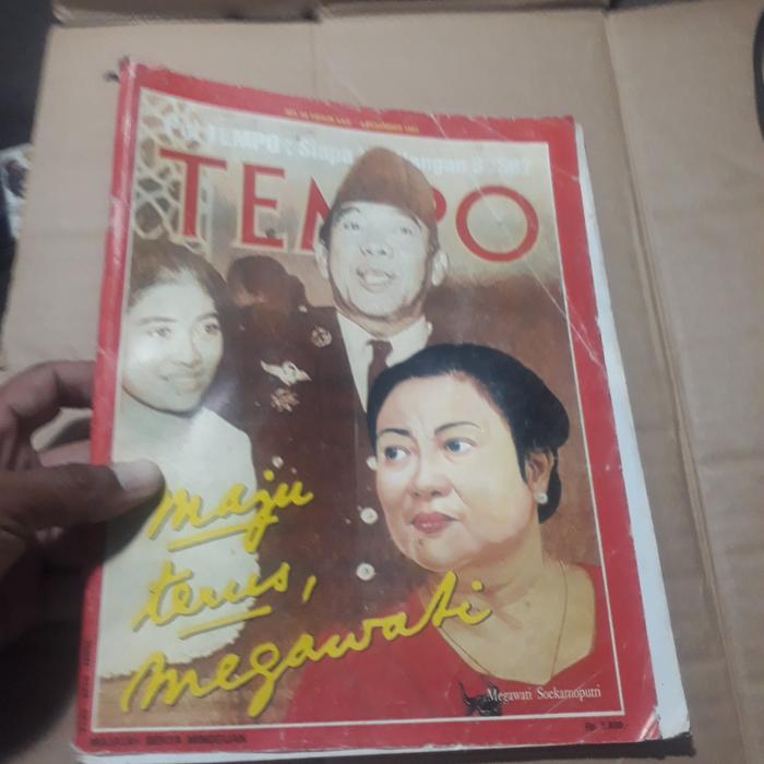 Jual majalah Tempo maju terus Megawati 4 Desember 1993 - Kab. Bantul ...