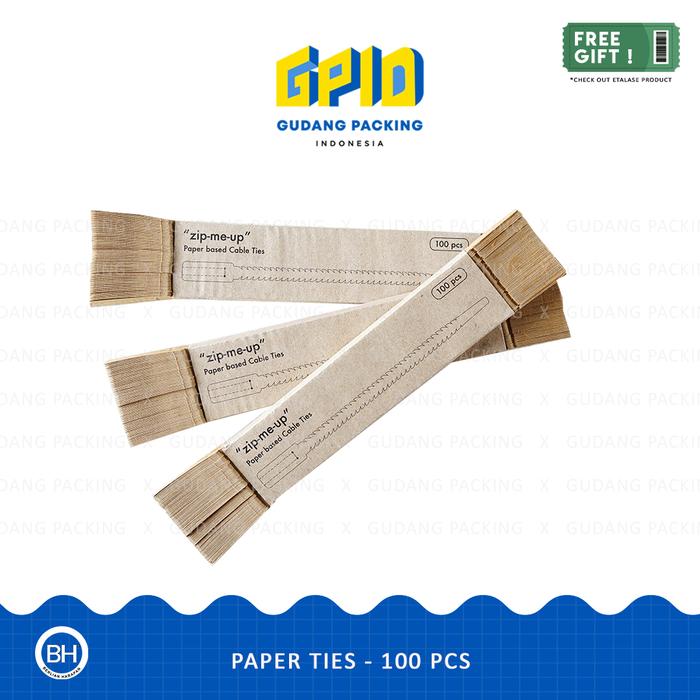 Jual GPID - Paper Ties / Eco Friendly Cable Ties / Cable Ties Kertas ...