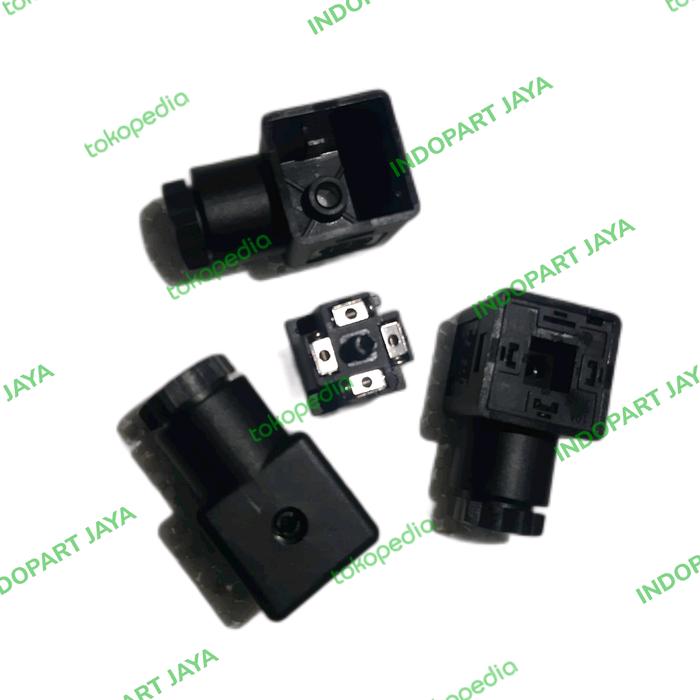 Jual SOCKET DIN PLUG CONNECTOR SOLENOID COIL KAKI 4 AC/DC - Jakarta ...