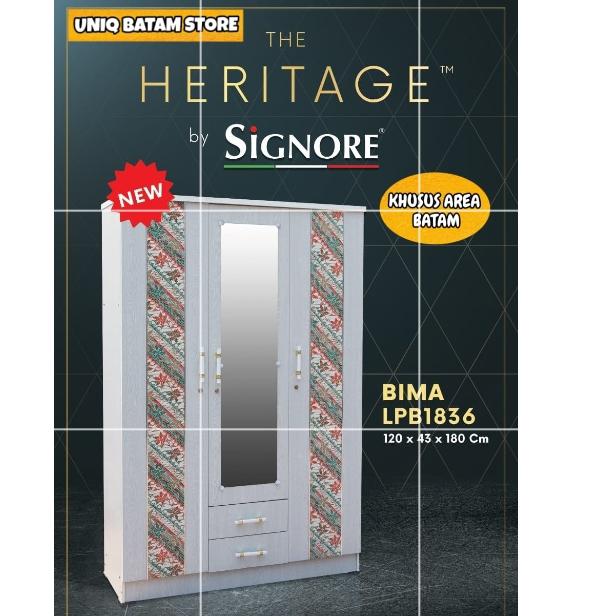 Jual LEMARI BAJU BATIK SIGNORE BIMA LEMARI PAKAIAN 3 PINTU [ BATAM ...