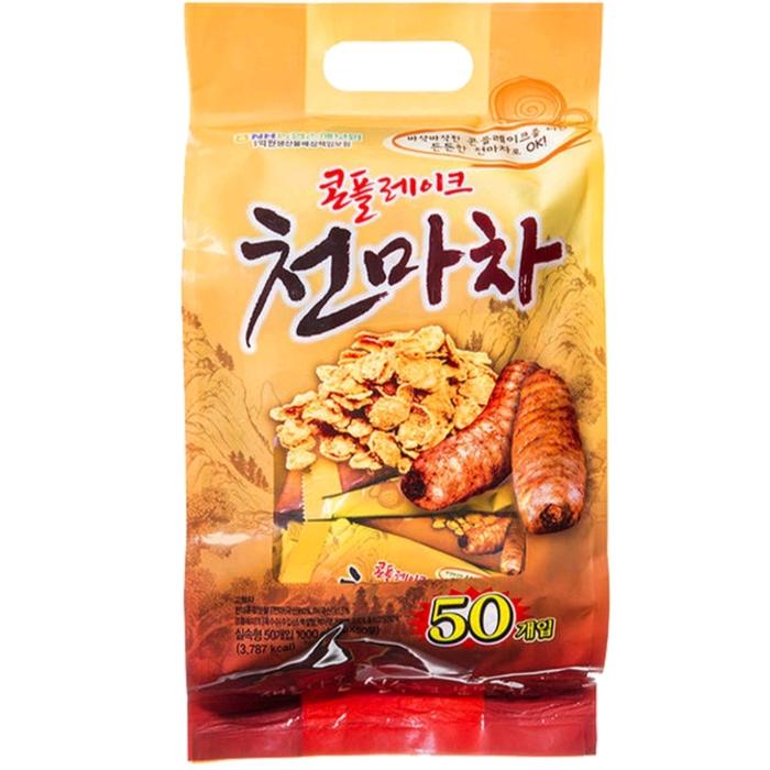 Jual [10 Sachet] Corn Flakes Cheon Ma Cha Cereal Korea - Jakarta Pusat ...