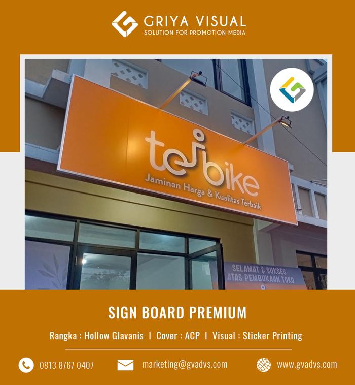 Jual PAPAN NAMA ( TERBIKE ) - Jakarta Selatan - Griya Visual | Tokopedia