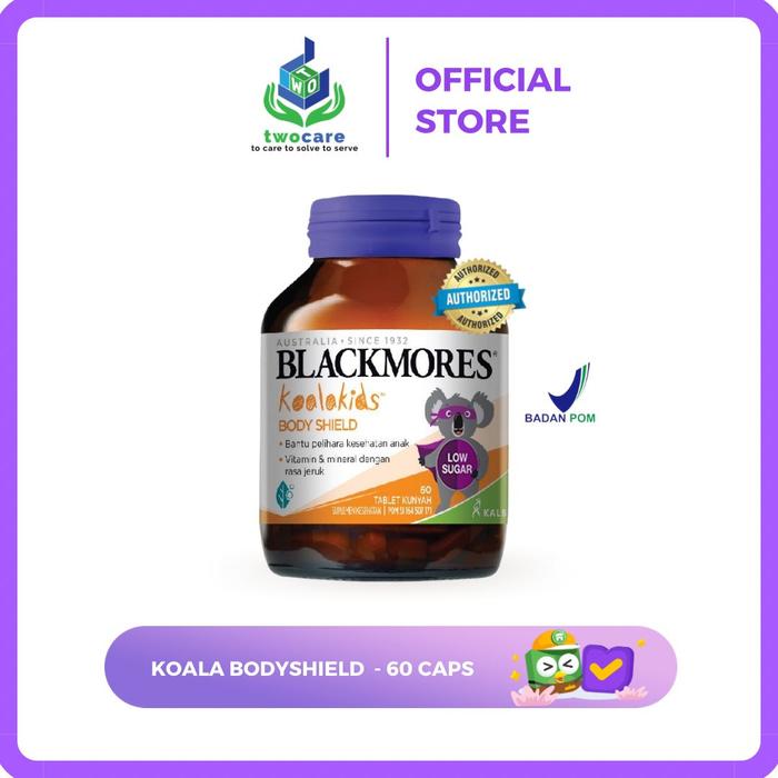 Jual Blackmores Koala Kids Body Shield isi 60 tablet - Vitamin Anak ...