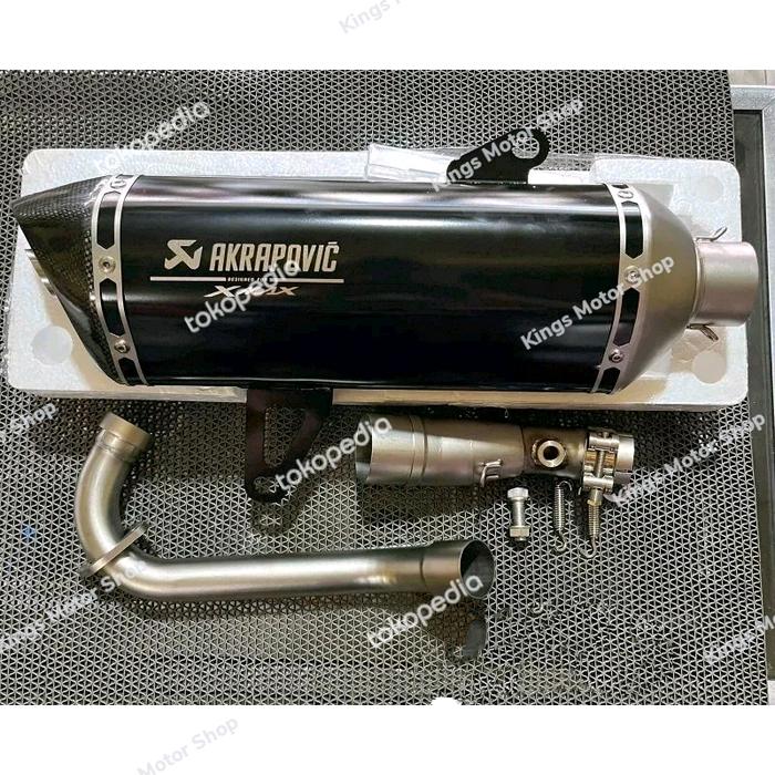 Promo Knalpot Akrapovic Yamaha XMAX 2023 Connected Exhaust Full System ...