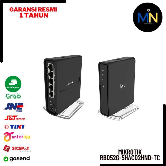 Jual Mikrotik RBD52G-5HacD2HnD-TC hAP-AC2 Wireless Router Indoor ...