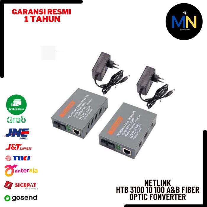 Jual Netlink HTB 3100 10 100 A & B Fiber Optic Fonverter - Jakarta ...