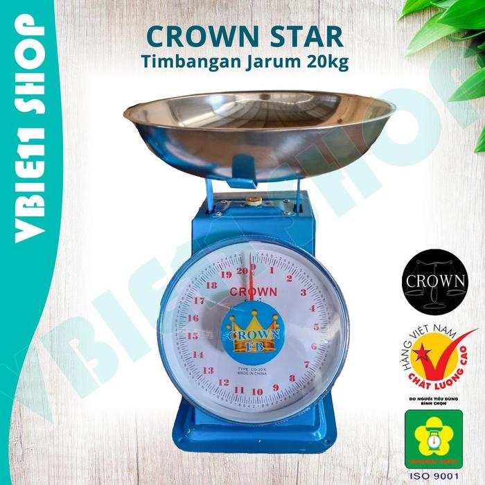 Jual Timbangan Crown 15Kg Besi Stainless Jarum Analog Manual Duduk Sembako - Kota Surabaya ...