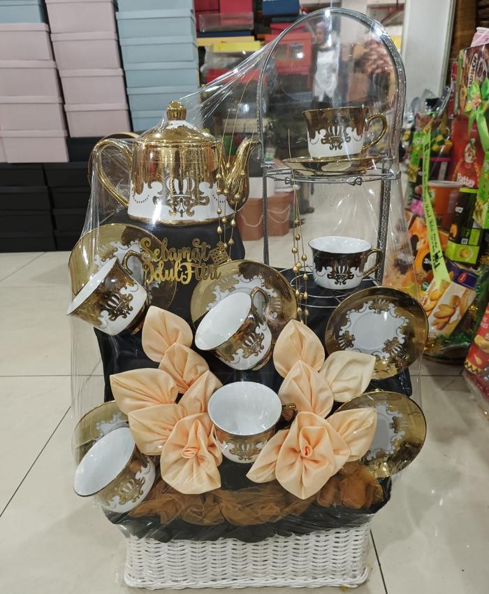 Jual [100% Grnsi] Parcel Pecah Belah Lebaran/ Parcel Piring /Parcel ...