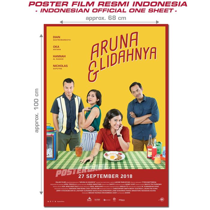 Jual Poster Film ARUNA DAN LIDAHNYA - original Indonesian one sheet ...