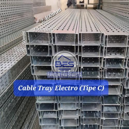 Jual Cable Tray 100 x 50 x 2400 mm Electro & HDG (Tipe U & Tipe C ...