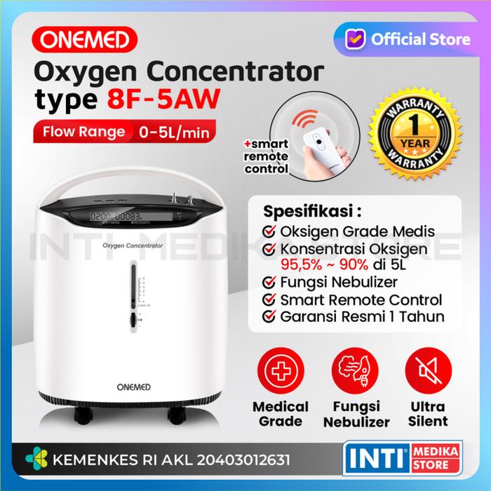 Jual Onemed - Oxygen Concentrator 8f 5aw | Tabung Oksigen Elektrik 5 ...