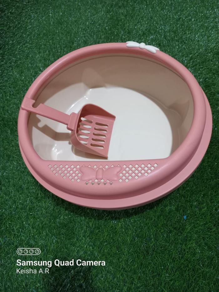 Jual CAT LITTER BOX TOILET KUCING WADAH PASIR KUCING TEMPAT PUP KUCING ...