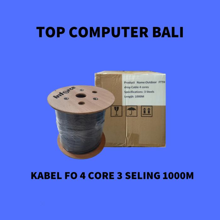 Jual KABEL FO FIBER OPTIK 4 CORE 3 SELING 1000M - Kota Denpasar - TOP ...