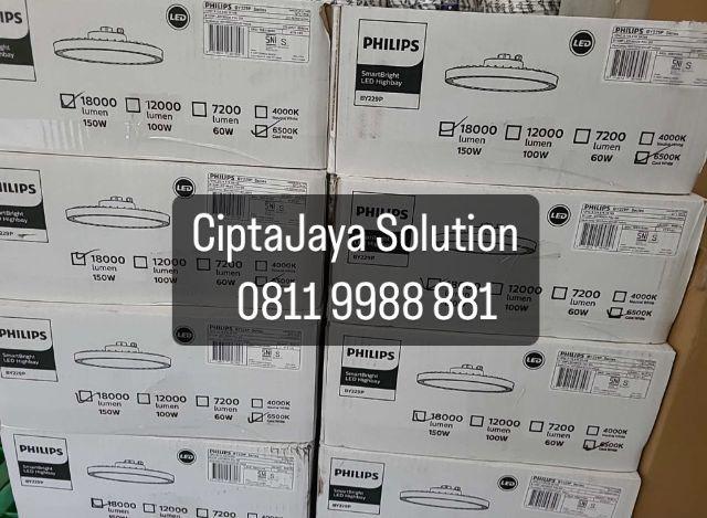 Jual PHILIPS BY229P 150W LED180 220V SmartBright Highbay IP65 Lampu ...