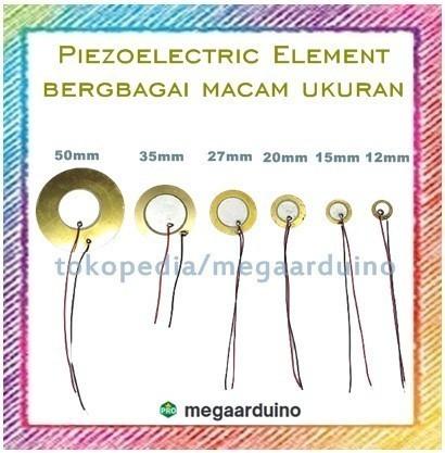 Jual piezoelectric element ukuran 35mm sensor piezo 35mm - Kota ...