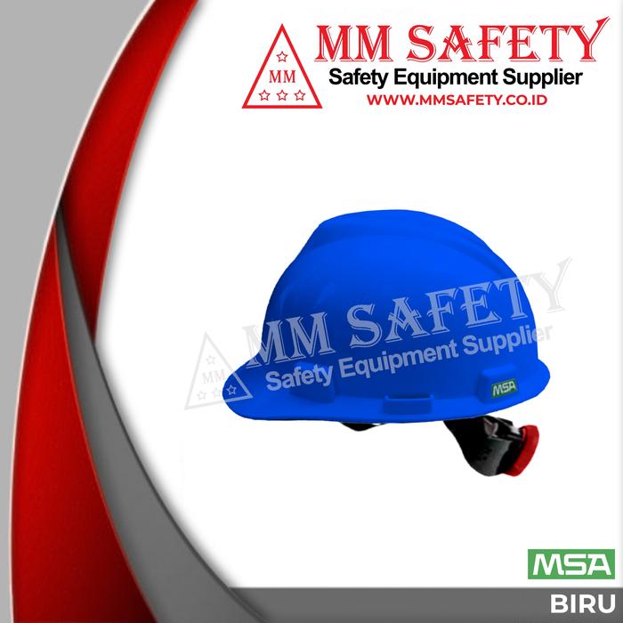 Jual Helm Proyek Kerja Safety MSA V-Gard Original with Fas-Trac - Putih - Jakarta Barat - MM ...