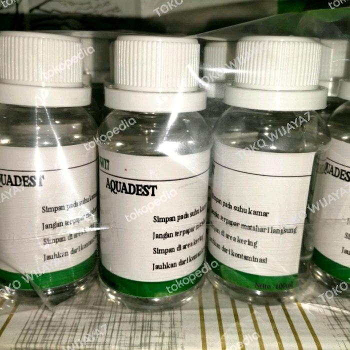 Jual aquadest 100ml kemasan botol plastik bening 100ml - Kota Bekasi ...