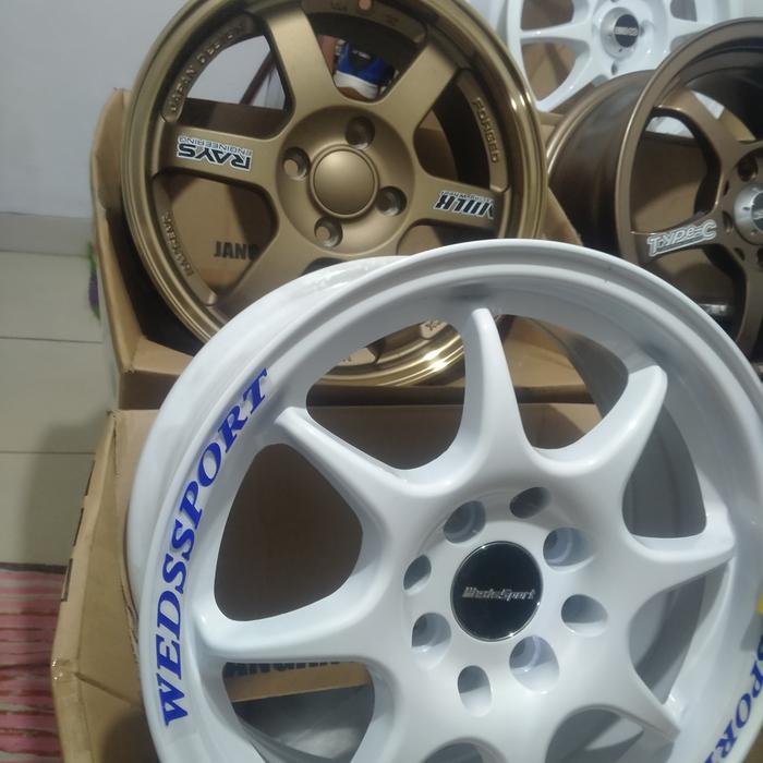 Jual velg TE37 + ban Sx2 195/50 2023 - Kab. Bekasi - mvpwheels | Tokopedia