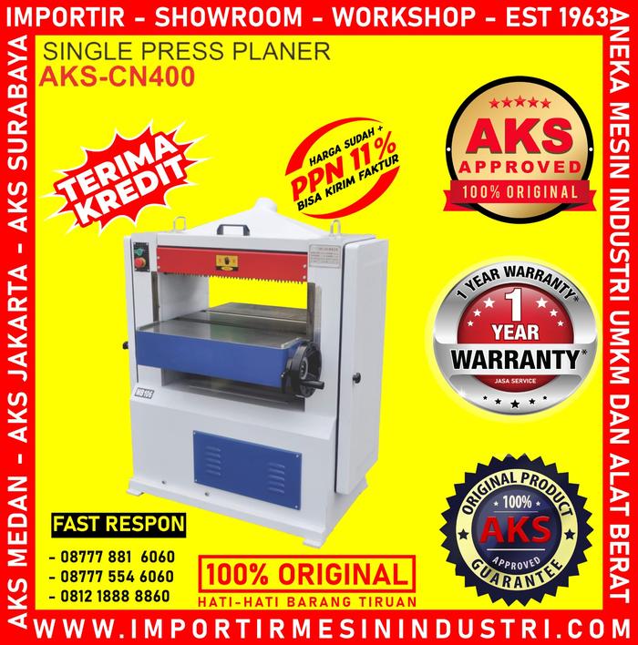Jual Mesin Serut Kayu Spiral knife Single Press Planner AKS - CN400 ...