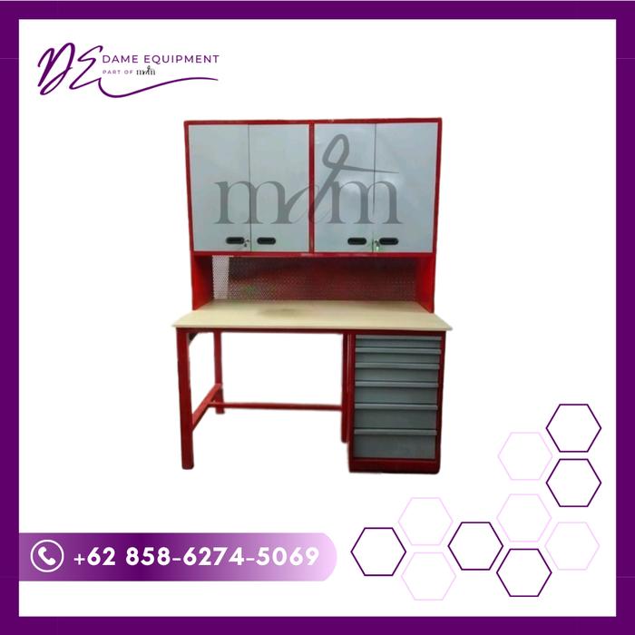 Jual Meja Kerja Steel Workbench Workshop Workstation Ekonomis - Kab ...