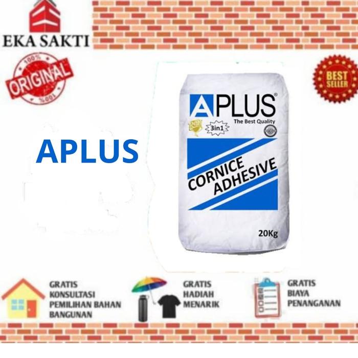 Jual Cornice compound adhesive 1 Kg/ Compound gipsum A Plus 1 Kg - Kota ...