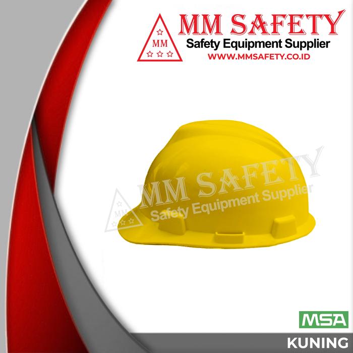 Jual Helm Proyek Kerja Safety MSA V-Gard - Kuning - Jakarta Barat - MM ...