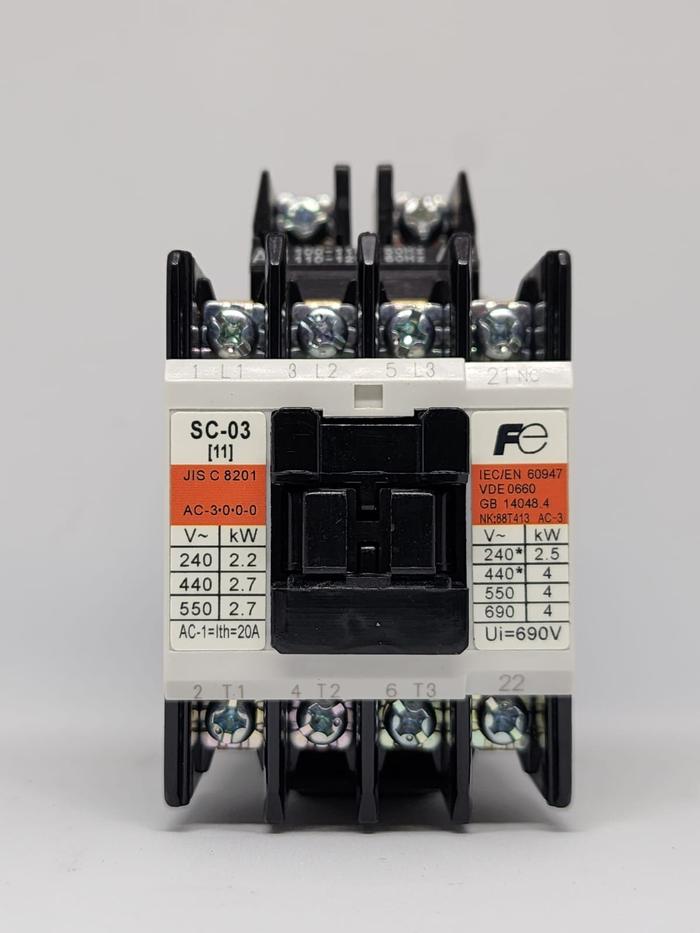 Jual Contactor Fuji Electric SC-03 SC11AA / Kontaktor SC 03 110V AC 3 ...