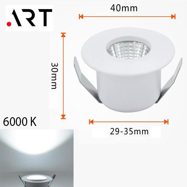Jual Lampu downlight mini 1w / Lampu spotlight kecil / Downlight ...