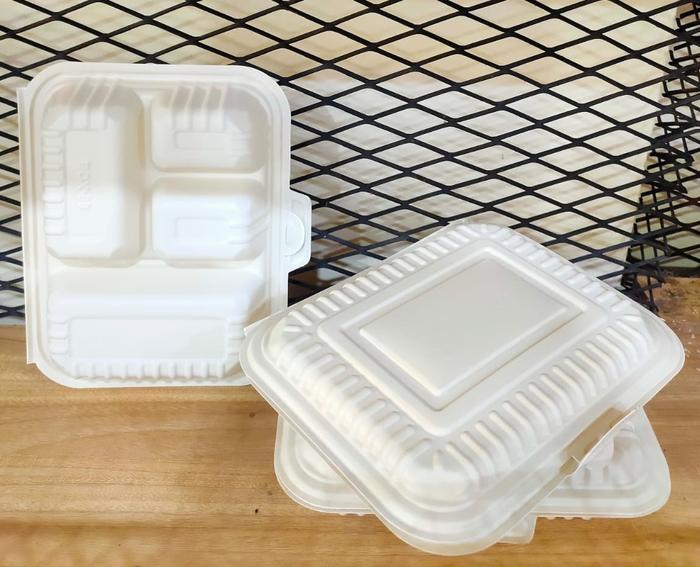 Jual MEAL BOX SEKAT 4 MERAK ISI 20PCS KOTAK MAKAN LUNCH BOX CREAM SKAT ...