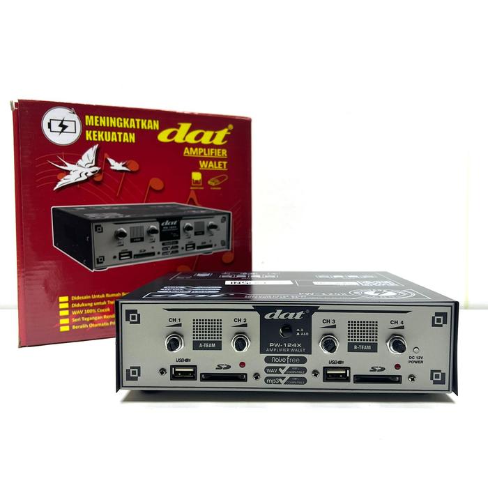 Jual Ampli Walet Dat PW 124X Original Amplifier Walet DAT PW 124 X - Jakarta Barat - Golden ...