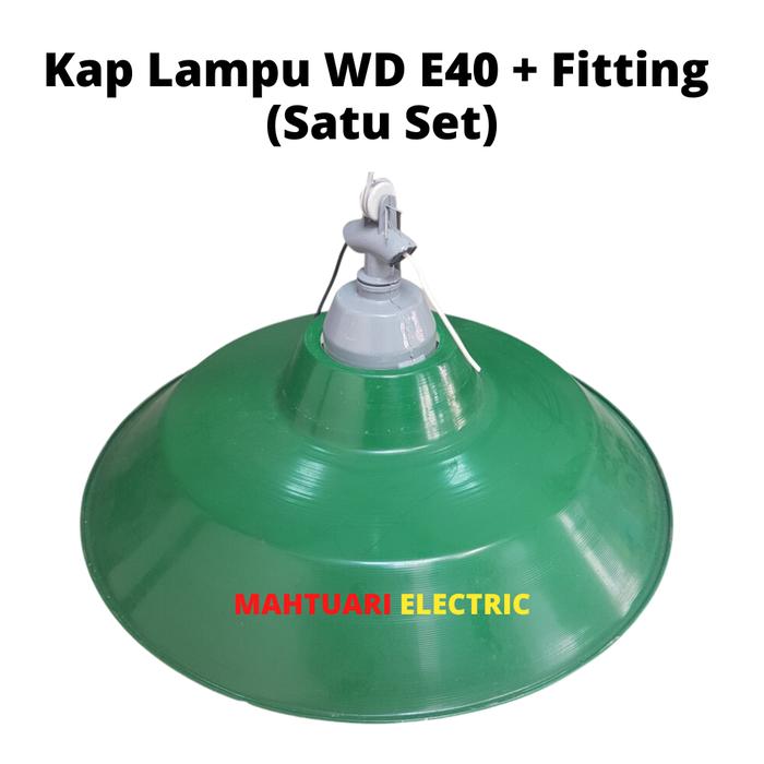 Jual Kap Lampu Jalan Hijau WD + Fitting E40 Set - Kota Bekasi - MAHTUARI ELECTRIC | Tokopedia