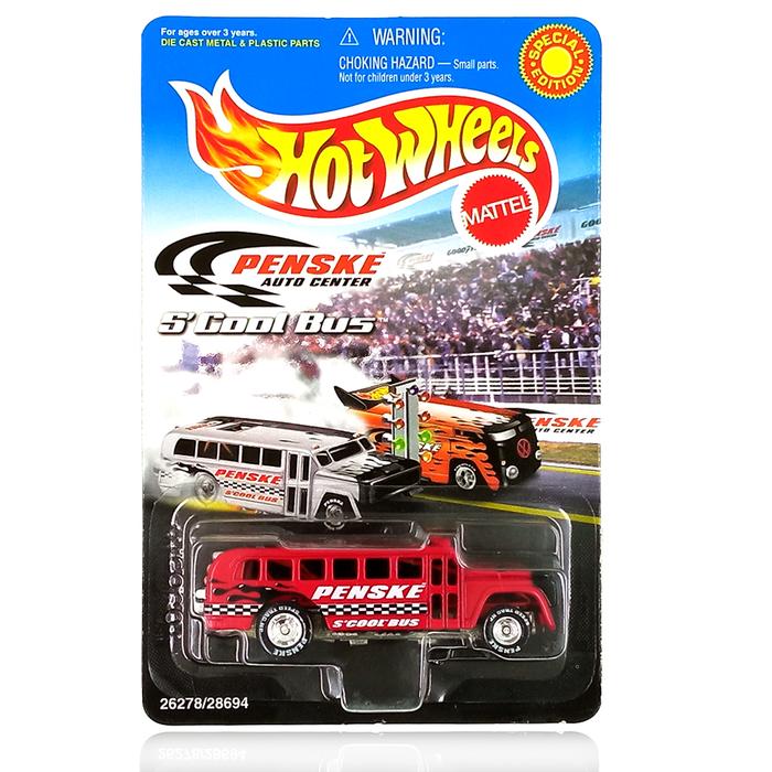 Jual Hot Wheels S'Cool Bus Merah HW Penske Auto Center Mobil Hotwheels ...