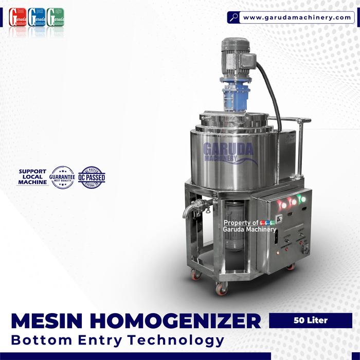 Jual MESIN MIXER SKINCARE - Homogenizer Pemanas Heater 50 Liter - Kab ...