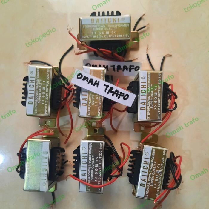 Jual trafo / travo daichi step up down auto 60 watt 220v / 110 v ...