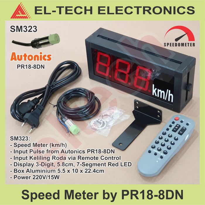 Jual Speed Pulse Meter Speedometer Sensor Ukur Kecepatan Autonics PR18 ...